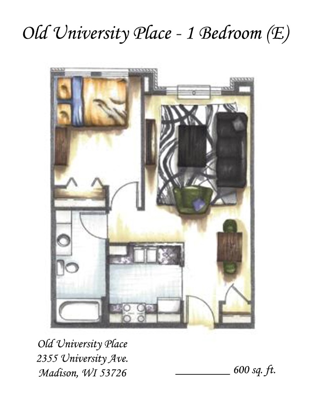 Old University Place Apartments | Madison Campus & Downtown Apartments