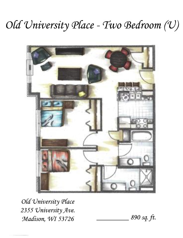 Old University Place Apartments | Madison Campus & Downtown Apartments
